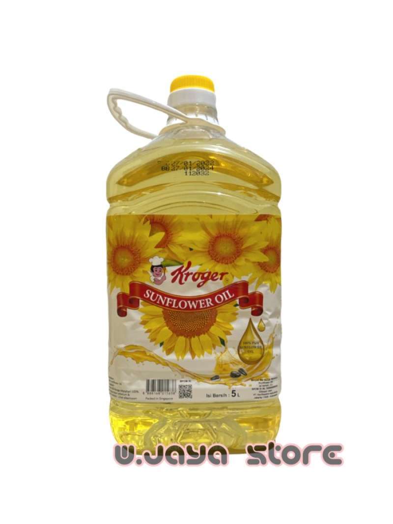 Promo Kroger Sunflower Oil 5 lt / Minyak Bunga Matahari 5 lt Diskon 35% ...