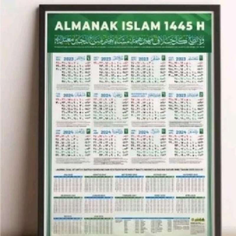 Jual Almanak Islam 1445 H Kalender Hijriyah Di Seller Bangbuku - Geger ...