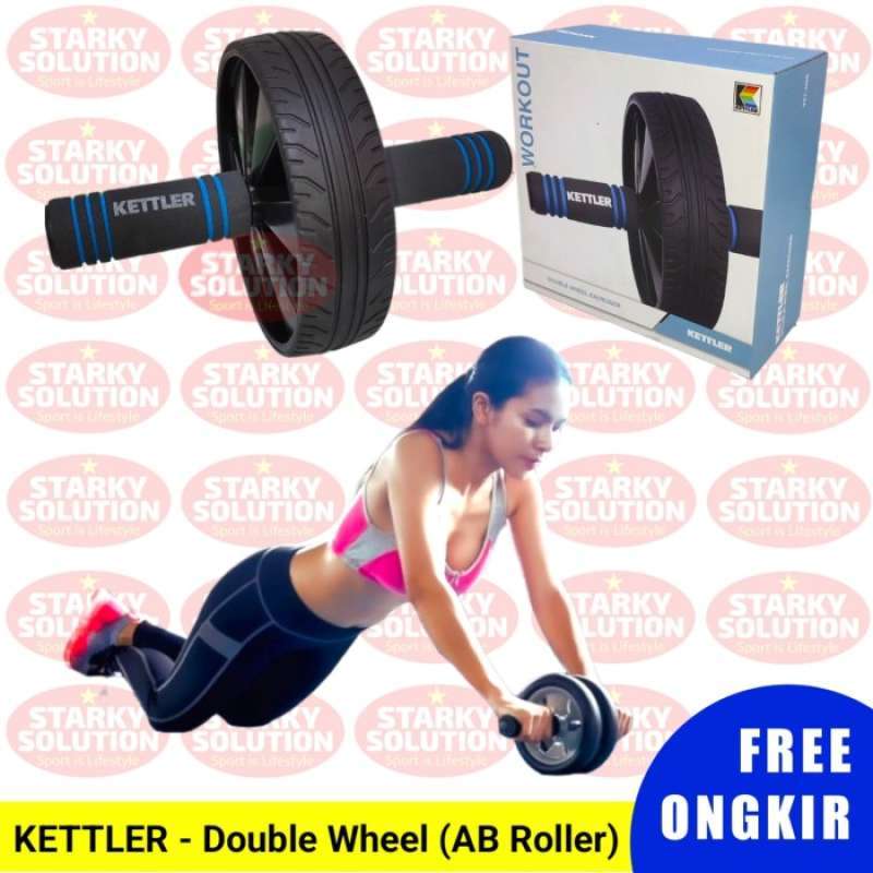 Jual Ab Roller Kettler Double Wheel Alat Latihan Otot Perut Original Di ...