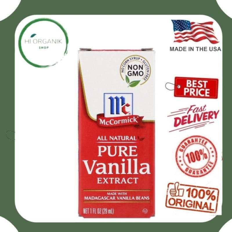 Promo Mccormick Pure Vanilla Extract 29 ml Madagascar Vanilla Mc ...