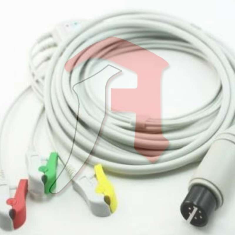 Promo Ecg Cable / Kabel Ecg 6 Pin 3 Lead Clip Diskon 23% di Seller ...