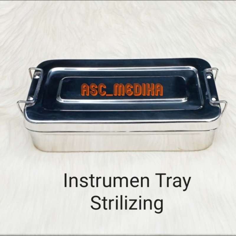 Promo Instrumen Tray Sterilizing Box 20cm X 10cm X 5cm Stainless Steel ...
