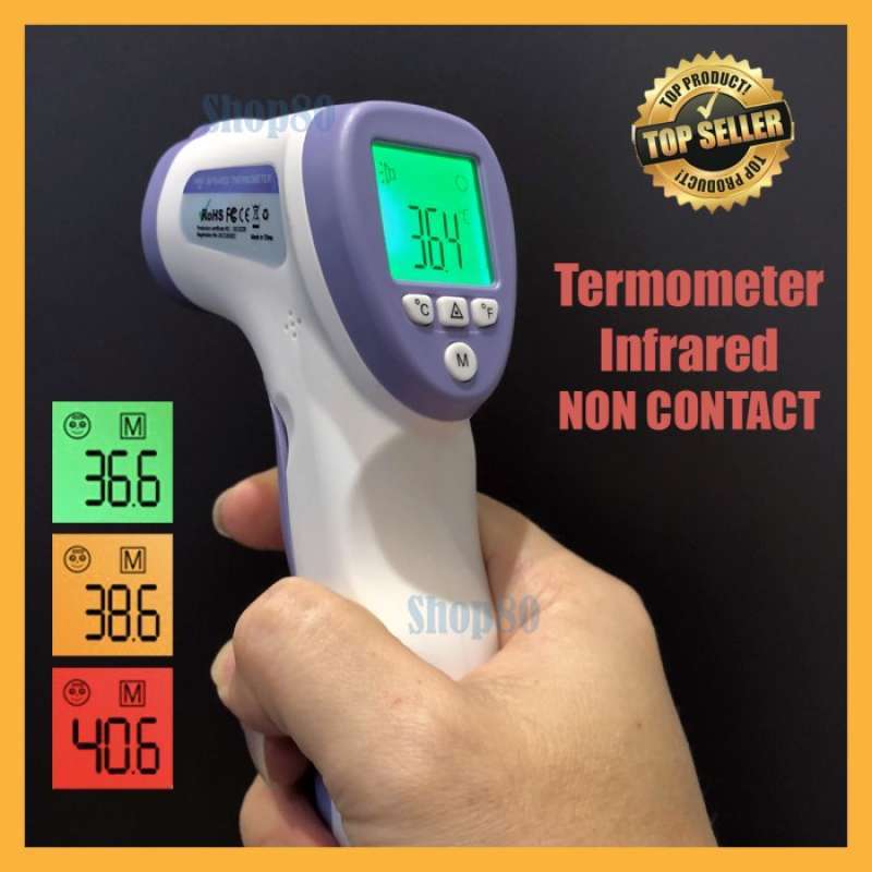 Promo Infrared Thermometer Suhu Tubuh IR Termometer Digital No Non ...