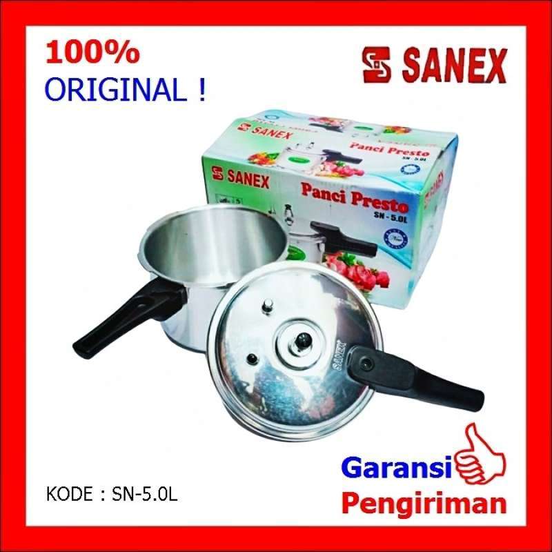 Promo Panci Presto Sanex 5 Liter Sn 5.0 L Terbaik Diskon 23% di Seller ...