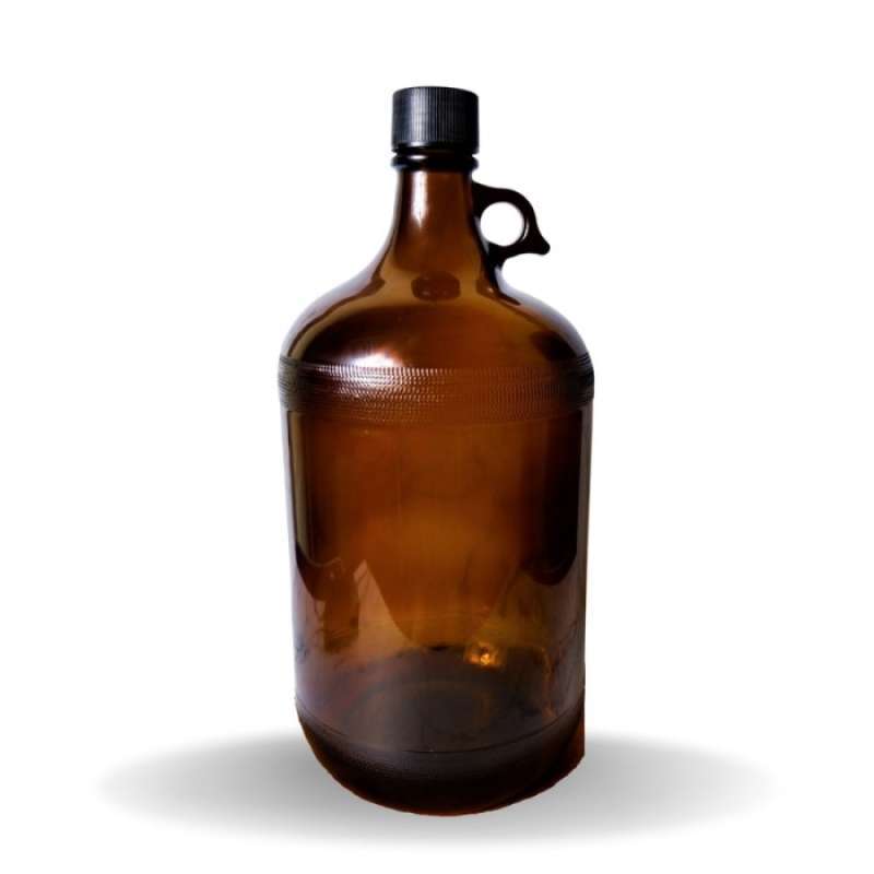 Jual HINOKI AMBER GROWLER BOTTLE 4000 ML | BOTOL KACA WINE BESAR 4 ...
