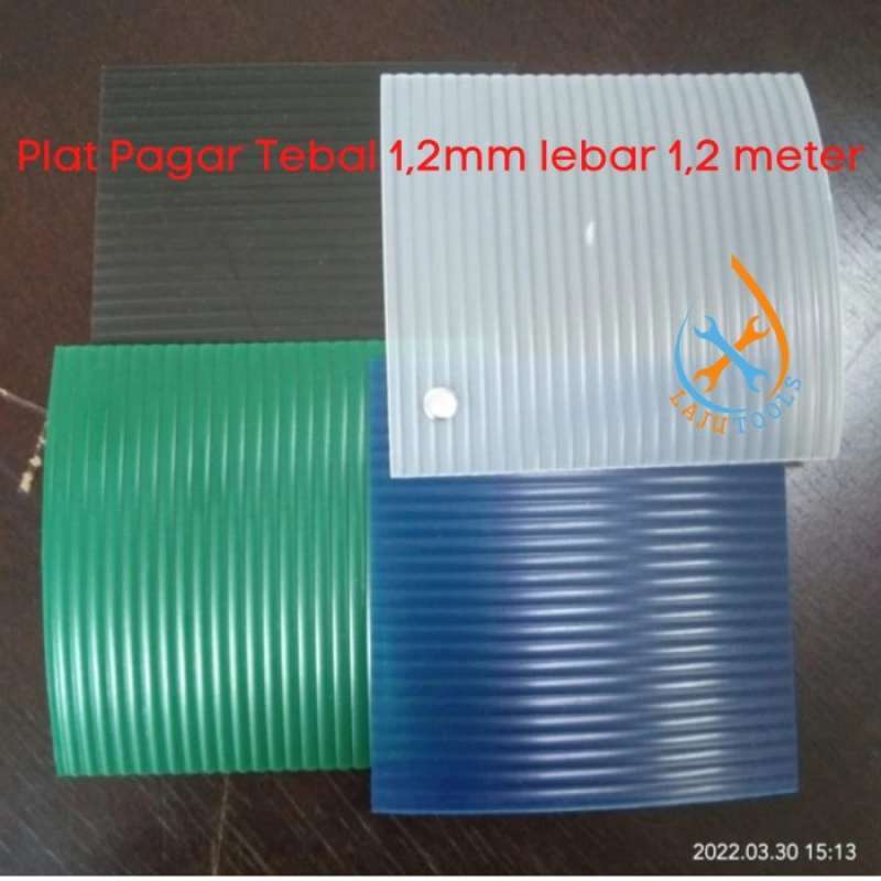 Promo Fiber Plastik Penutup Pagar/ Plat Roll Tebal 1,2mm Diskon 33% Di ...