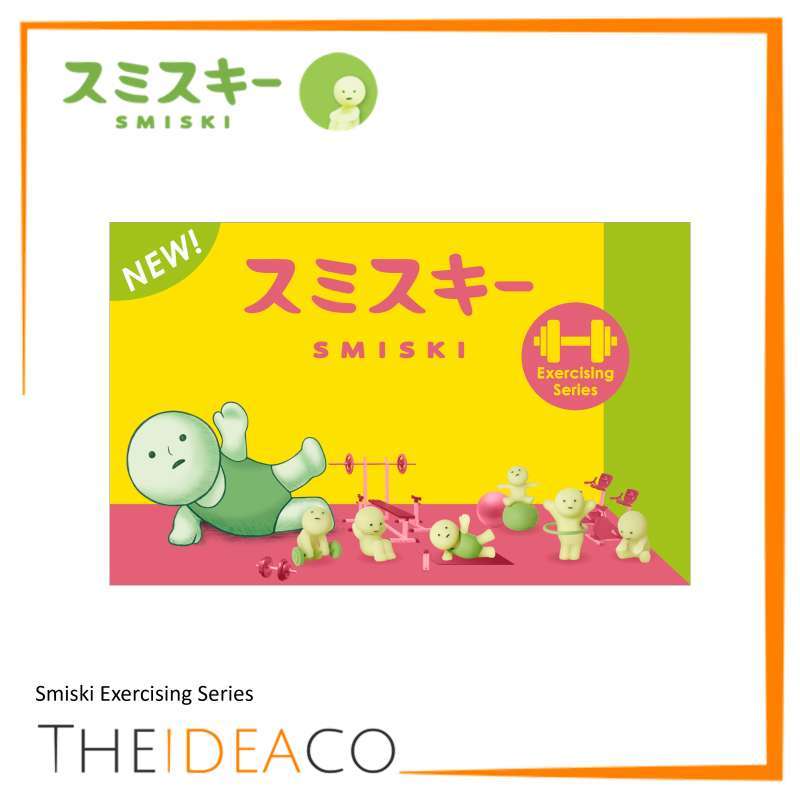 Jual Smiski Collectible Items - Exercising Series Glow In The Dark Toy ...