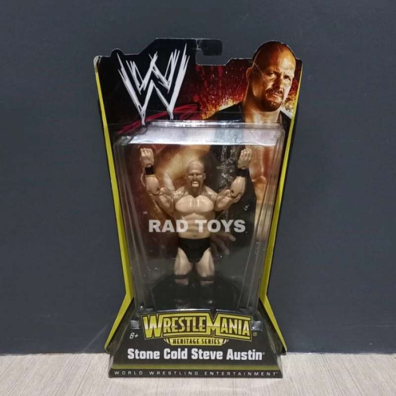 Promo Stone Cold Steve Austin Mattel Wrestlemania Heritage Wwe Smackdown Diskon 23% Di Seller ...