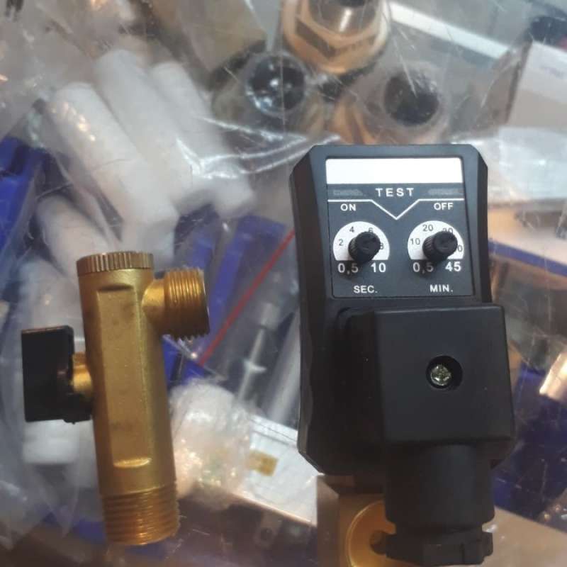 Promo SOLENOID AUTO DRAIN VALVE WITH TIMER NEW 220VAC Diskon 26% di ...