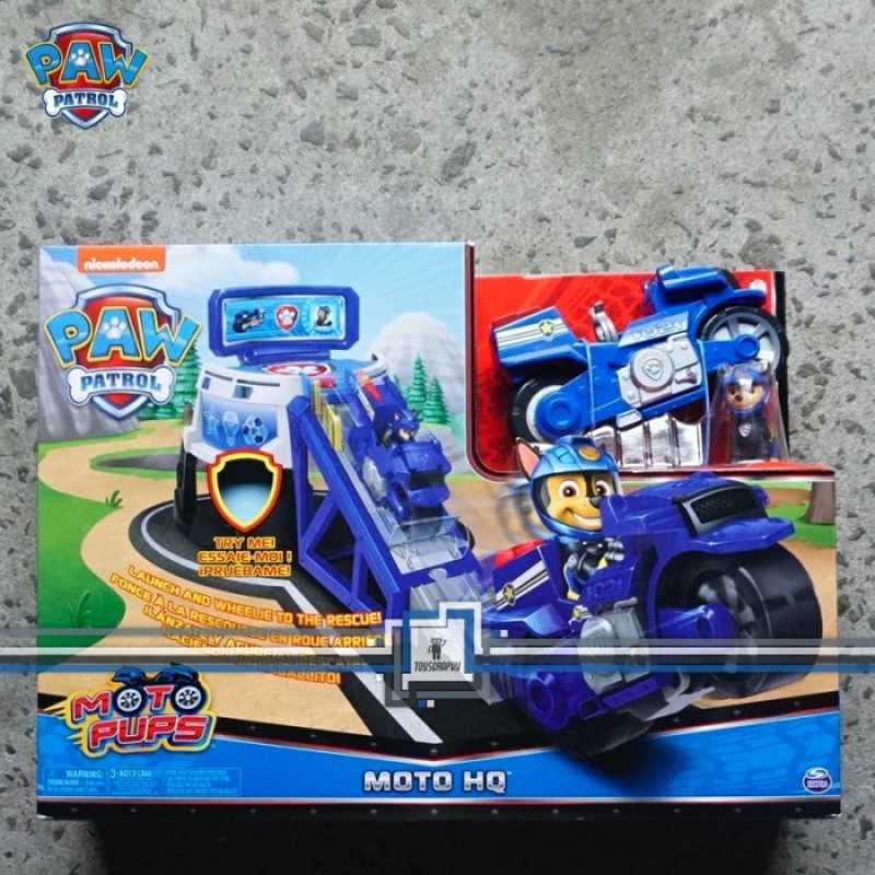 Jual Paw Patrol Moto Pups Moto HQ Playset With Chase Motorcycle ...