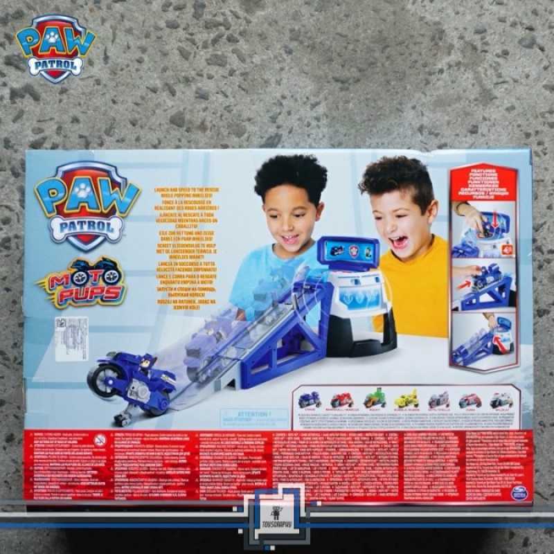 Jual Paw Patrol Moto Pups Moto HQ Playset With Chase Motorcycle ...