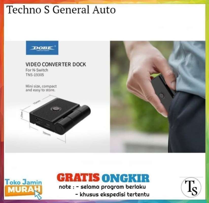 Promo Dobe Video Converter Nintendo Switch - Video Converter Dock Hdmi ...