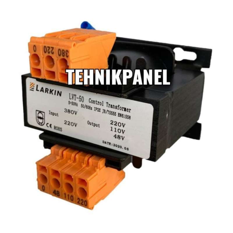 Promo VOLTAGE TRANSFORMER TRAFO STEP DOWN T-100VA LARKIN Diskon 23% di ...
