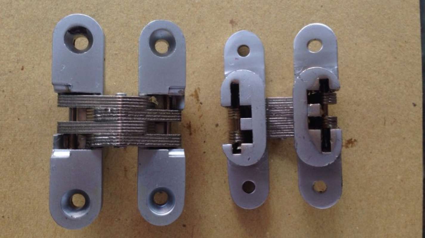 Promo Engsel Tanam Meja Lipat / Concealed Invisible Cross Hinge (7 Cm ...