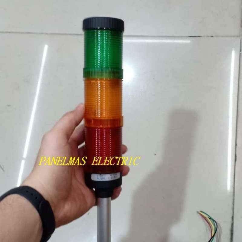 Promo TOWER LIGHT WITH BUZZER AL50E-3M-31P2 ( 3 LAMPU ) 220VAC / 24VDC ...