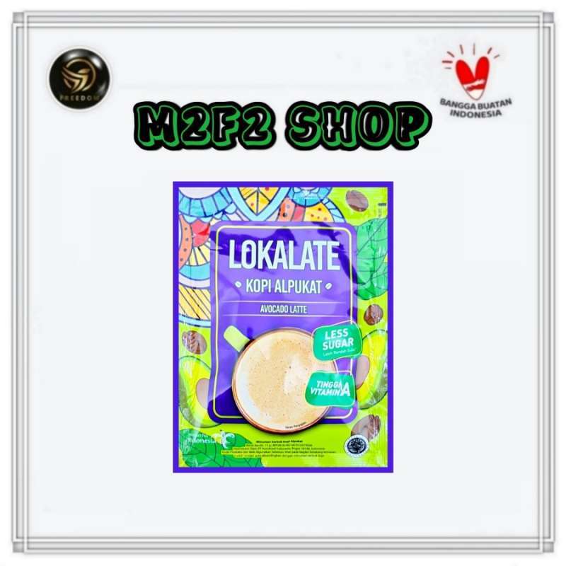 Promo Lokalate Kopi Alpukat | Avocado Latte Sachet - 15 gr (Kemasan ...
