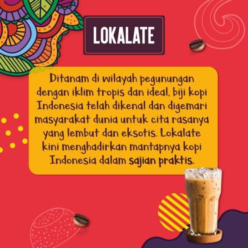 Promo Lokalate Kopi Alpukat | Avocado Latte Sachet - 15 gr (Kemasan ...