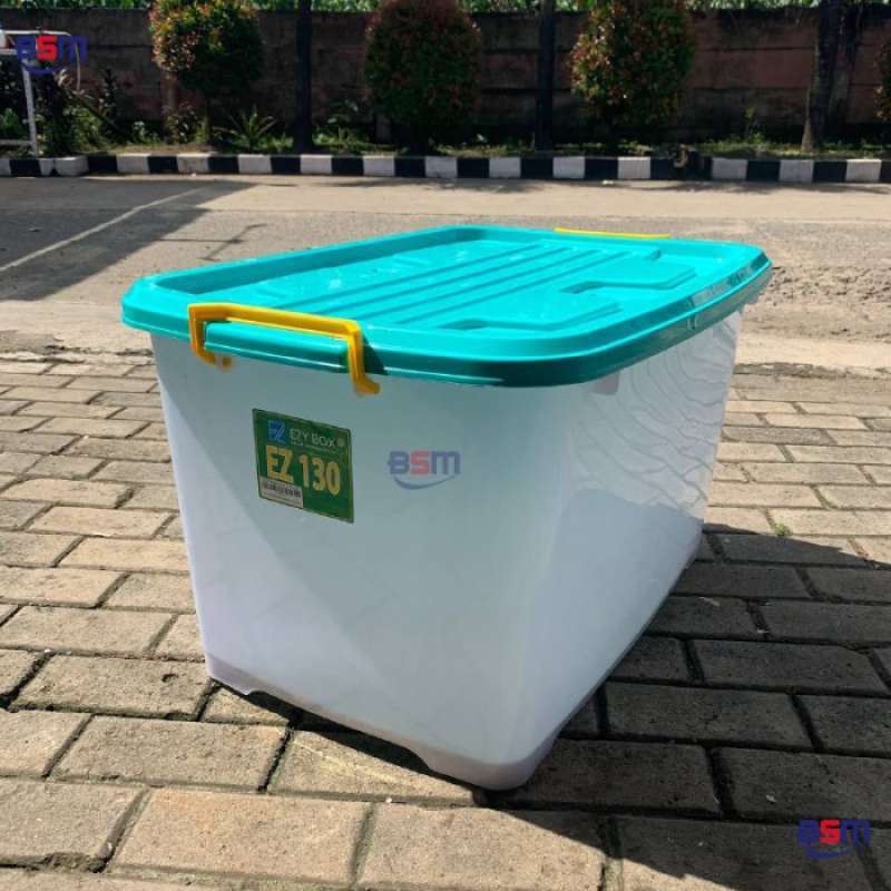 Jual Kontainer Box Plastik Besar 130 Liter Ezy Kotak Penyimpanan Di ...