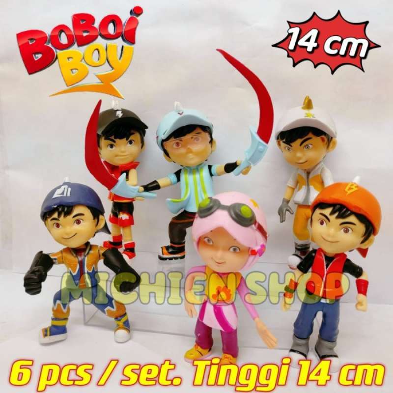 Promo Boboiboy Boboi Boboy Action Figure 13cm Satuan topper kue Diskon ...