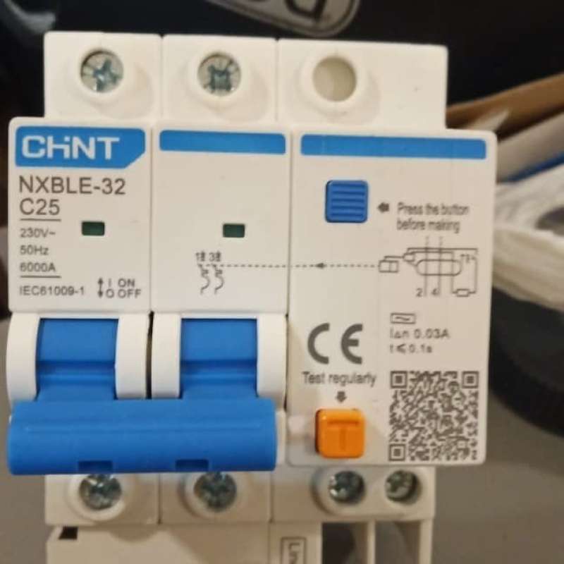 Promo RCCB / ELCB / RCBO 2P 25A-32A Tipe NXBLE-32 2P non N 6 Ka Merk CHINT Diskon 23% di Seller ...