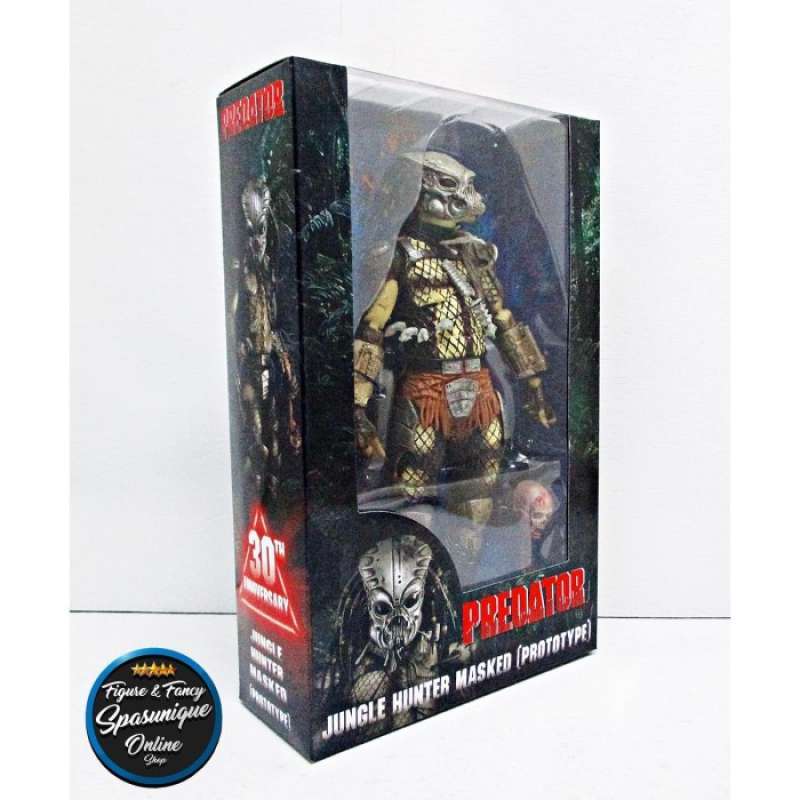 Promo Action Figure NECA PREDATOR JUNGLE HUNTER MASKED PROTOTYPE Diskon ...