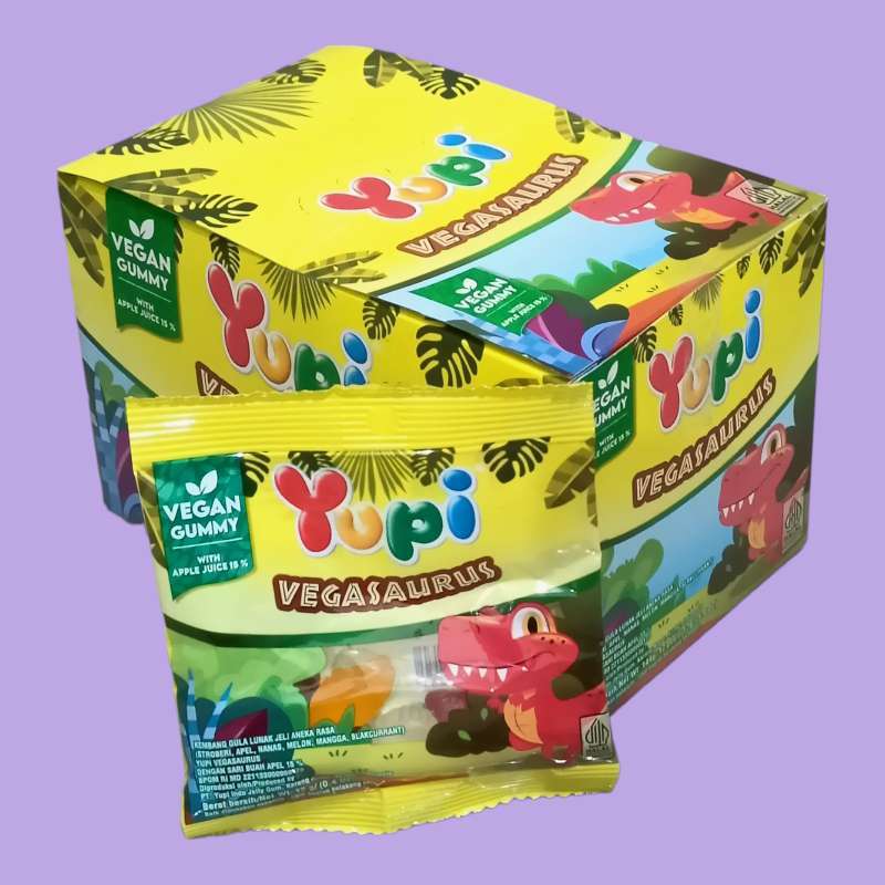 Jual Yupi Vegasaurus Permen Jelly [12 pcs/box] di Seller Adhins Smart ...