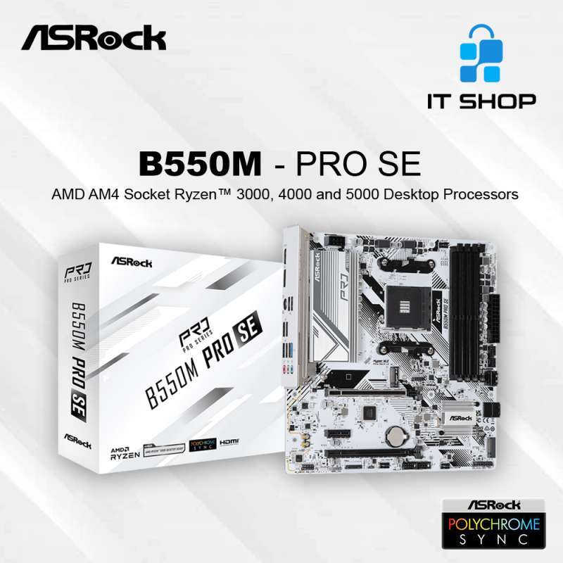 Jual Motherboard Asrock B550m Pro Se - Amd Am4 Di Seller It Shop ...