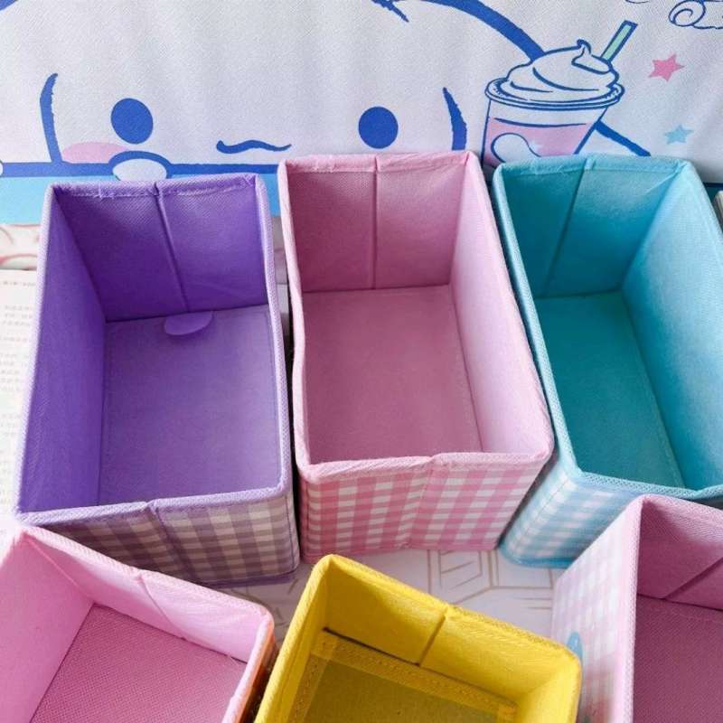 Jual Storage Box Kotak Organizer Lipat Sanrio Kuromi Melody Cinnamoroll ...