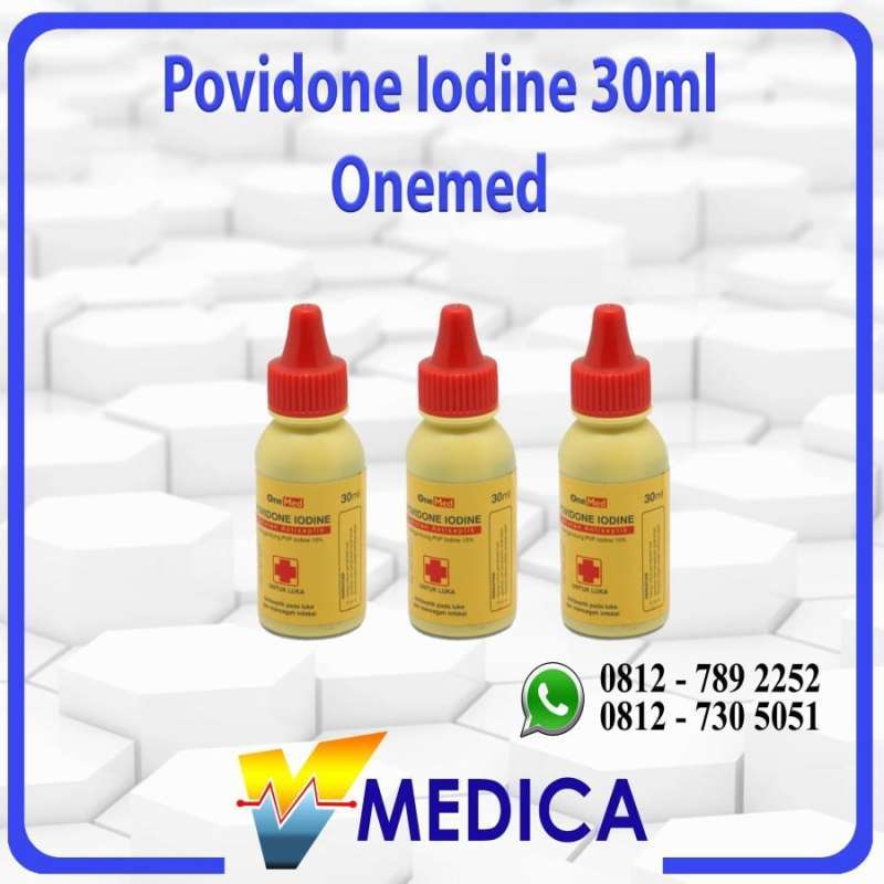 Jual Povidone Iodine 30ml Merk Onemed / Obat Merah / Obat Luka Di Seller V-medica - Bukit ...