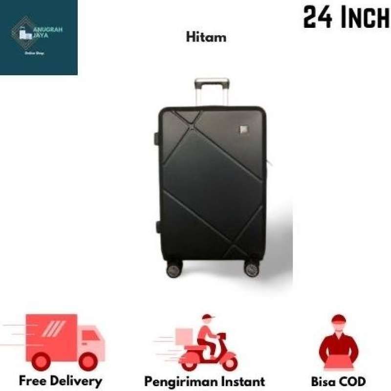Promo ! KOPER TRAVEL CROSS BERUKURAN 24 INCH BERBAHAN FIBER DAN BISA ...