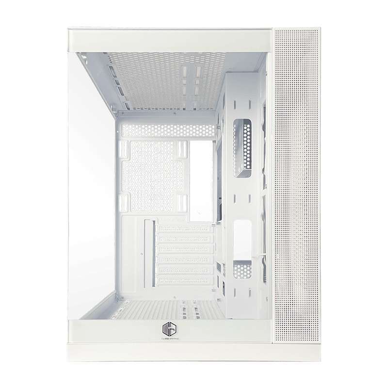 Jual Casing Pc Cube Gaming Knoma White - Atx Gaming Case - Tempered ...