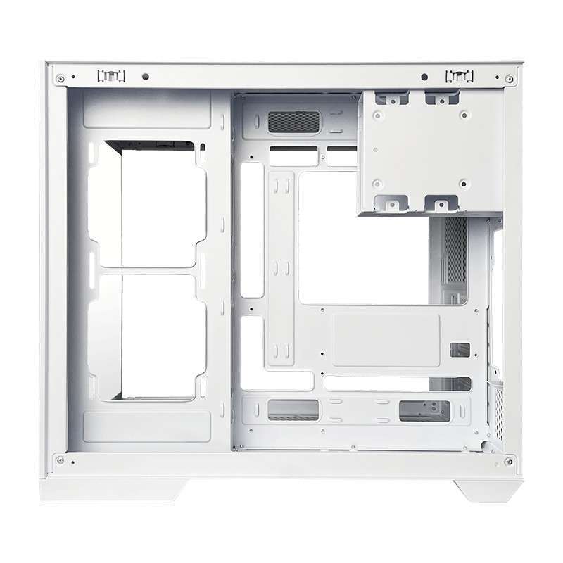 Jual Casing Pc Cube Gaming Knoma White - Atx Gaming Case - Tempered ...