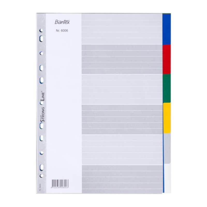 Promo Bantex Pp Colour Divider/pembatas Binder/penyekat Ordner - A4 (20 ...
