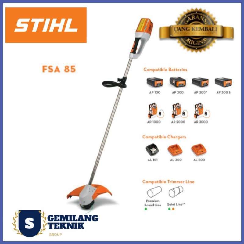 Promo Stihl Fsa 85 Mesin Potong Rumput Baterai String Trimmer Stihl Fsa85 Diskon 23% Di Seller ...