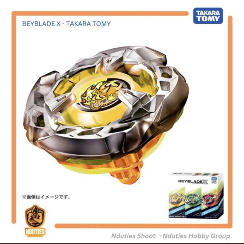 Promo BX-08 Beyblade X HELLS SCYTHE 3-80B Yellow Kuning Takara Tomy ...
