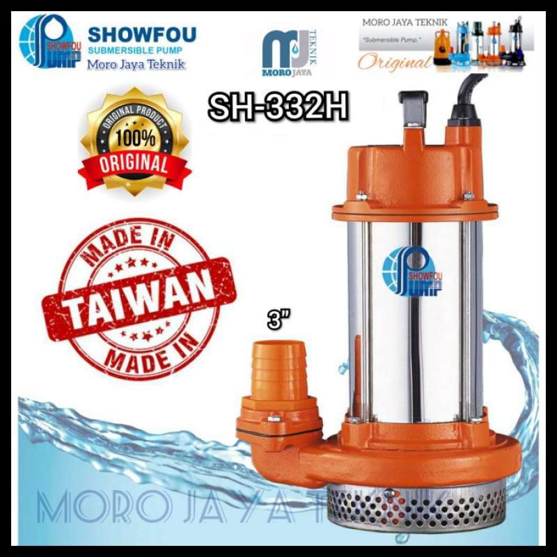 Promo Pompa Showfou SH.332 3HP 3Phase Submersible Pump Showfou Taiwan ...