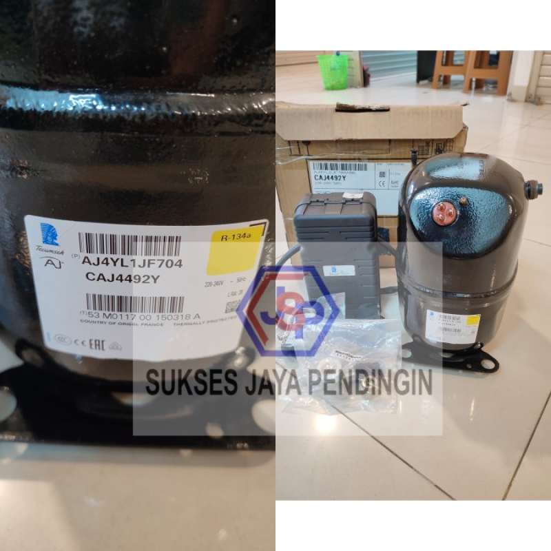 Promo Compressor Tecumseh CAJ4492Y Drat R134a Diskon 23% di Seller ...