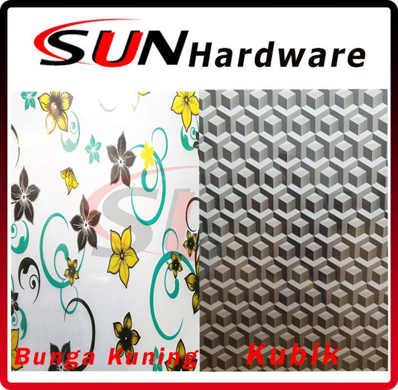 Jual Fiber Pagar Plastik Kubik 3D Dimensi Hexagonal Bunga Kuning Per ...