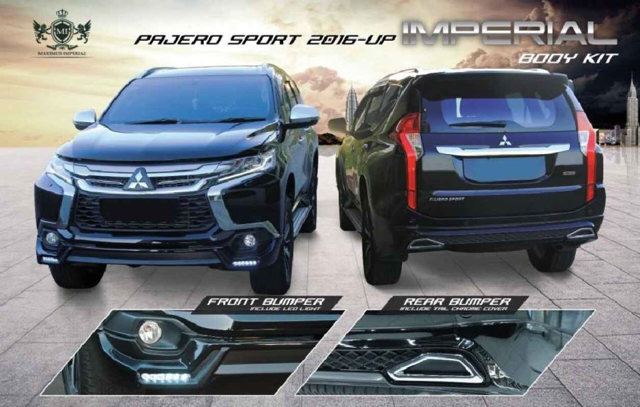Jual Body Kit set Mitsubishi Pajero Sport 2016 -2020 model Imperial ...