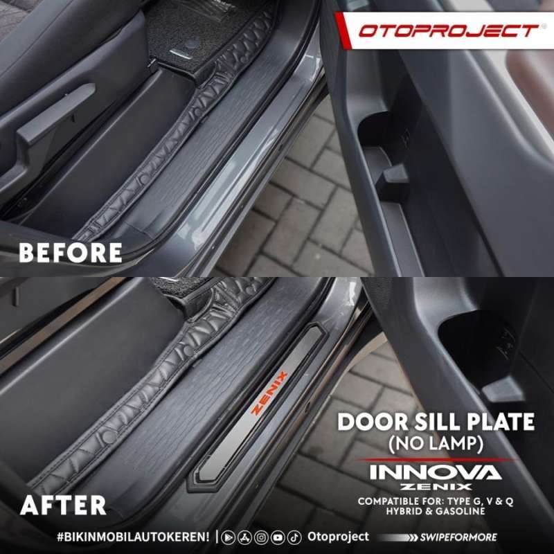 Jual Sill plate samping Innova ZENIX Non LED Ori Design V1 Otoproject ...