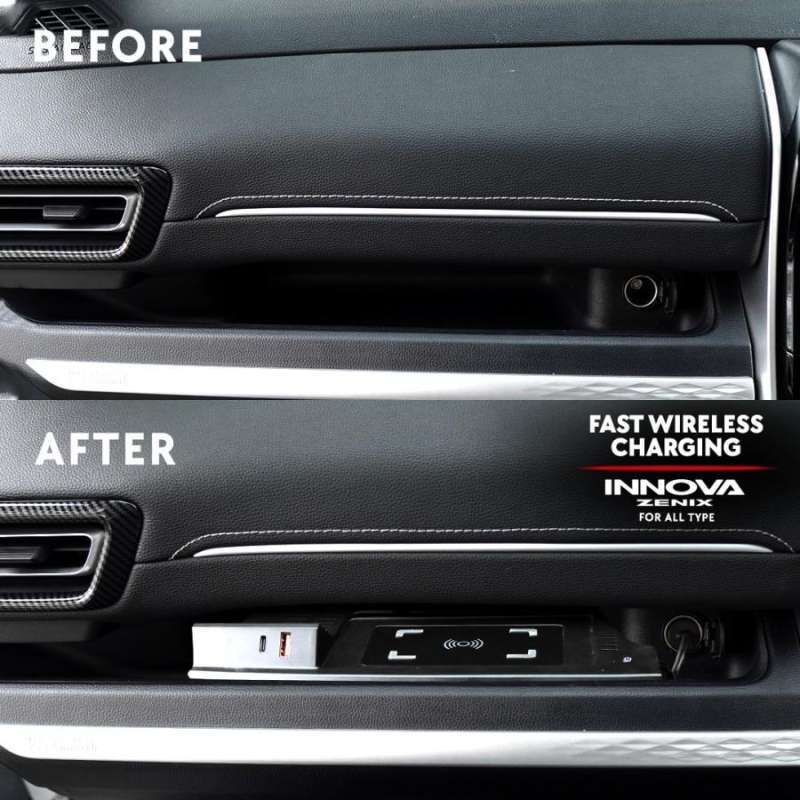 Jual Wireless Fast Charging with USB A+C Innova ZENIX 2022 UP ...