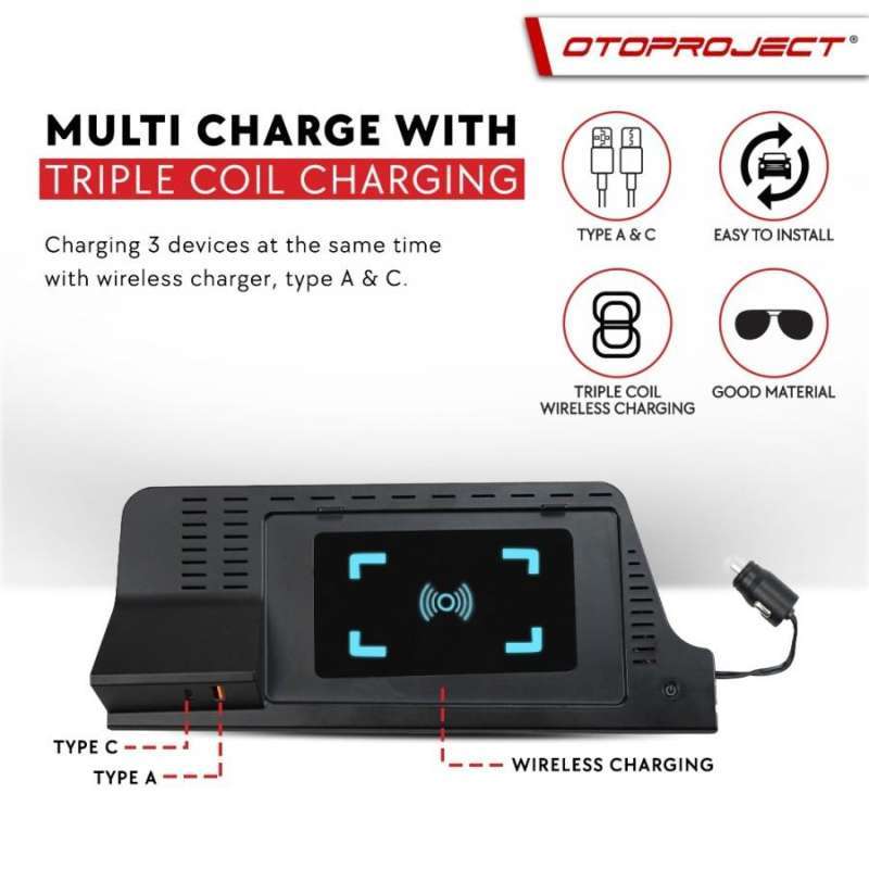 Jual Wireless Fast Charging with USB A+C Innova ZENIX 2022 UP ...