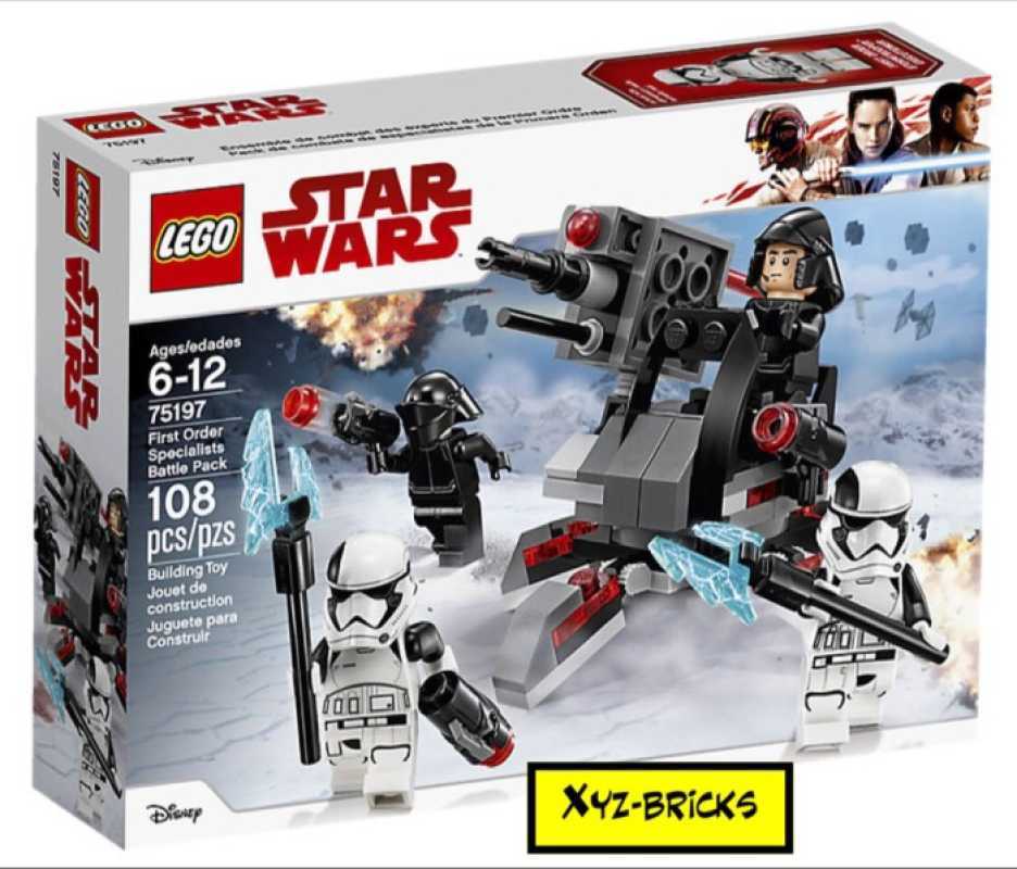 Promo Lego 75197 - Star Wars First Order Specialists Battle Pack Diskon ...