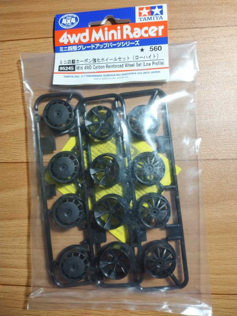 Promo Tamiya 95245 Set Carbon Reinforced Velg Disc, Fin & 5 Spoke Low ...