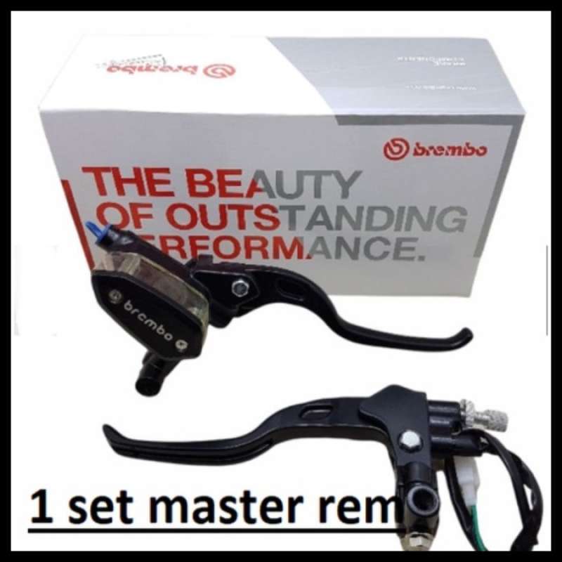 Promo Master Rem Motor Tabung Brembo Oval/Master Rem Motor Set Kiri ...