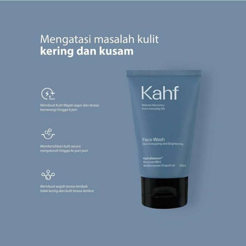 Jual Kahf Skin Energizing and Brightening Face Wash 100 ml di Seller ...