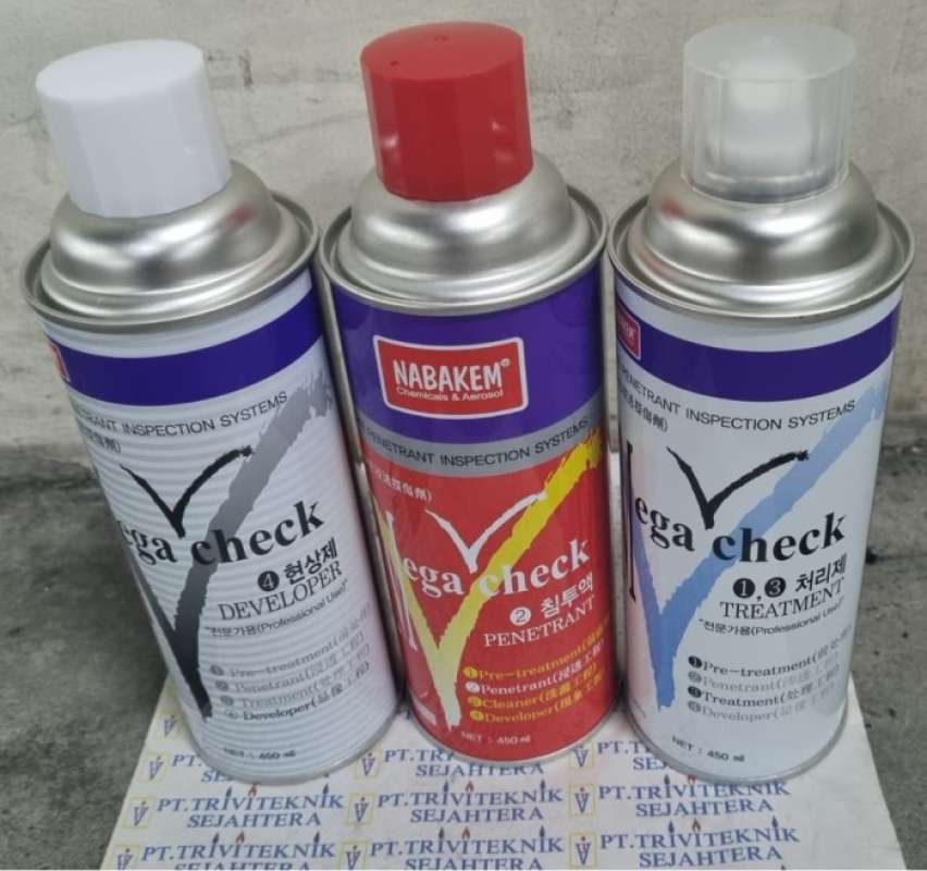 Jual nabakem mega check dye penetrant develover cleaner,inspection ...