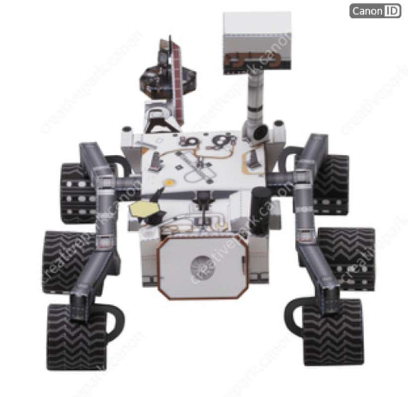 Promo MARS ROVER KENDARAAN LUAR ANGKASA PAPERCRAFT MINIATUR ACTION ...