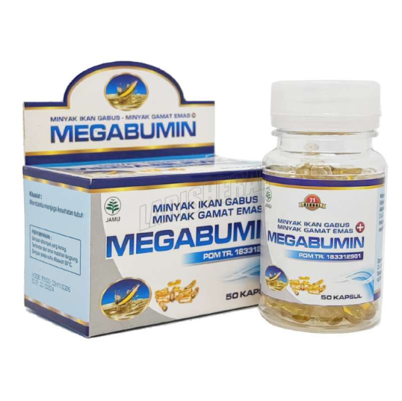 Jual Megabumin 50 Kapsul Minyak Ikan Gabus Dan Gamat Di Seller Agra ...
