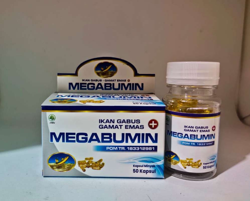 Jual Megabumin 50 Kapsul Minyak Ikan Gabus Dan Gamat Di Seller Agra ...